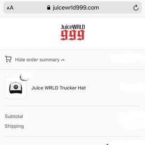 Juice Wrld | Accessories | Juice Wrld Trucker Hat Limited Edition ...